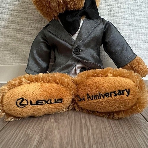 TOYOTA LEXUS TEDDY BEAR 10.8" Plush Doll 3rd Anniversary Japan Limited ...