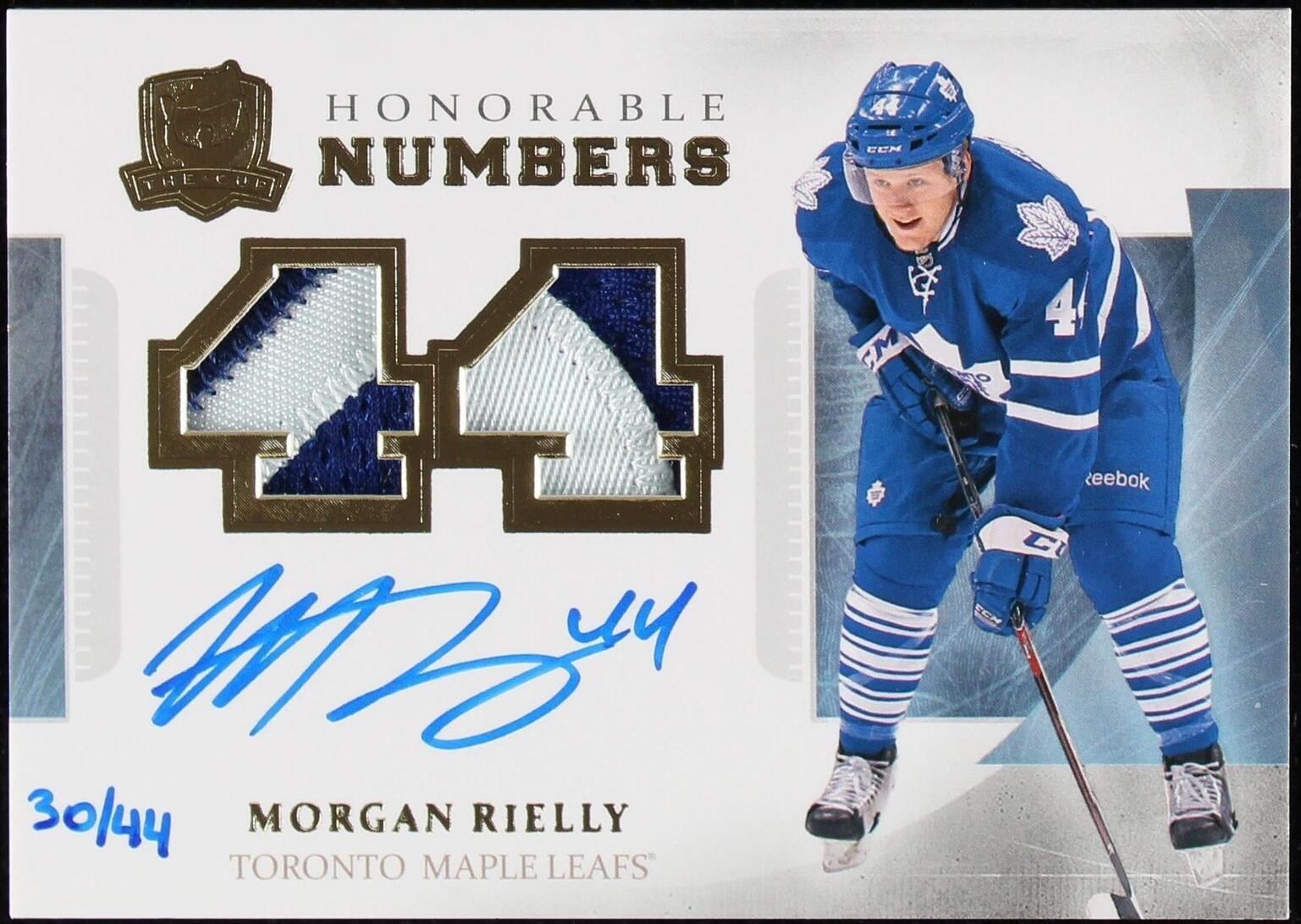 2013-14 Upper Deck The Cup - Honorable Numbers Morgan Rielly #HN-MR /44 ...