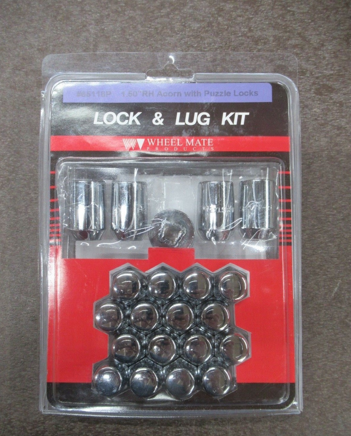 WHEEL MATE 65116P LOCK & LUG KIT 1.50" RH ACORN WITH PUZZLE LOCKS | eBay