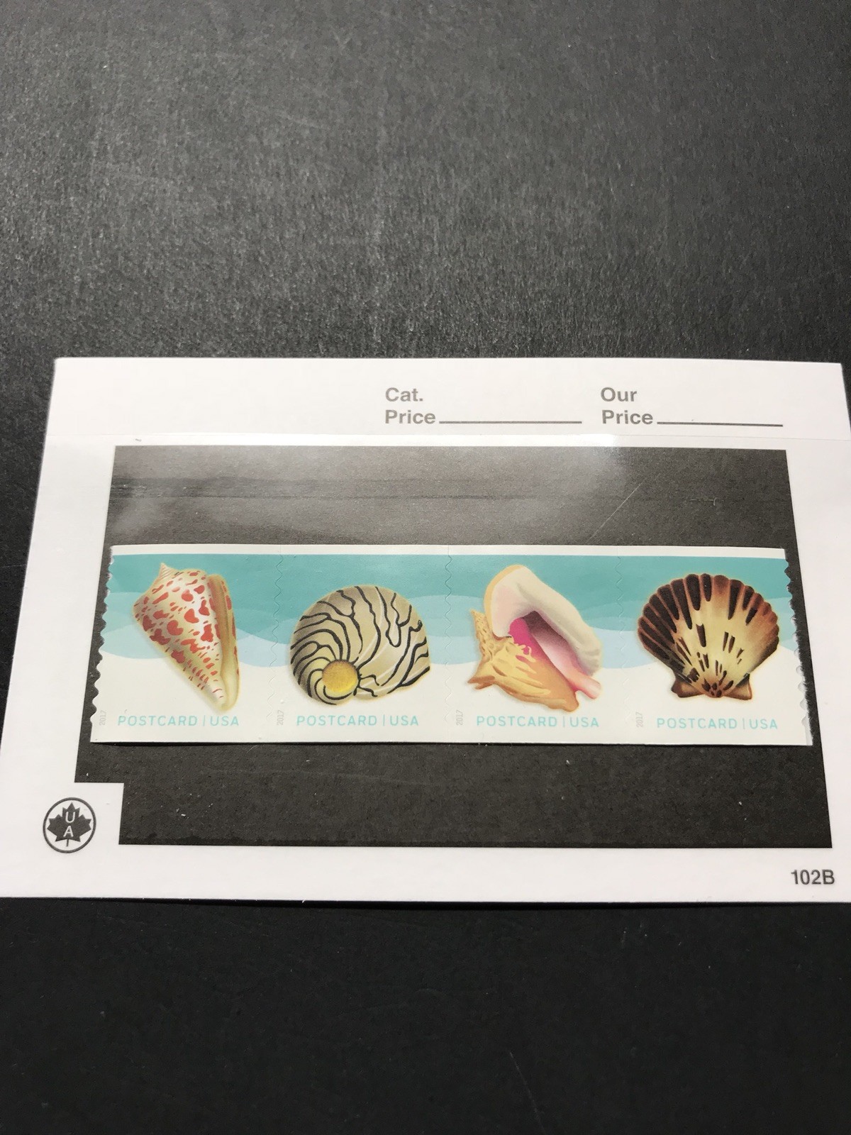 2017USA #5167-70- 53c Postcard Rate - Seashells Coil Strip of 4 MNH-US ...