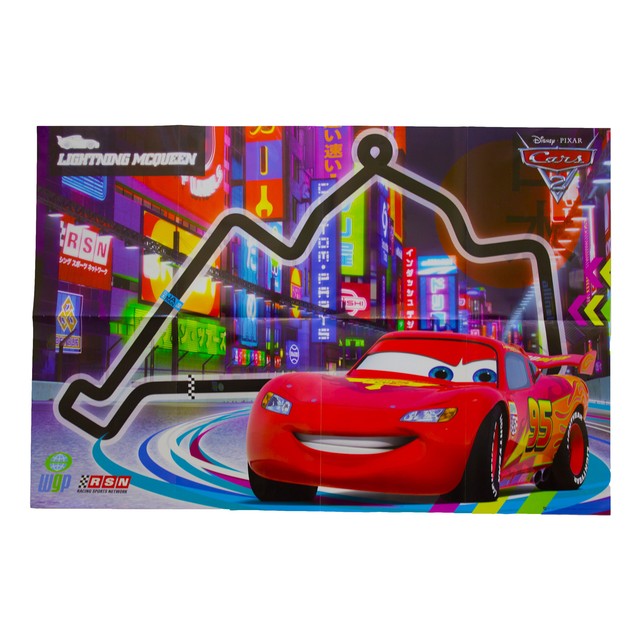 Disney Pixar Cars 2 Tokyo Track Movie Wall Bedroom Poster - 61 X 91cm ...