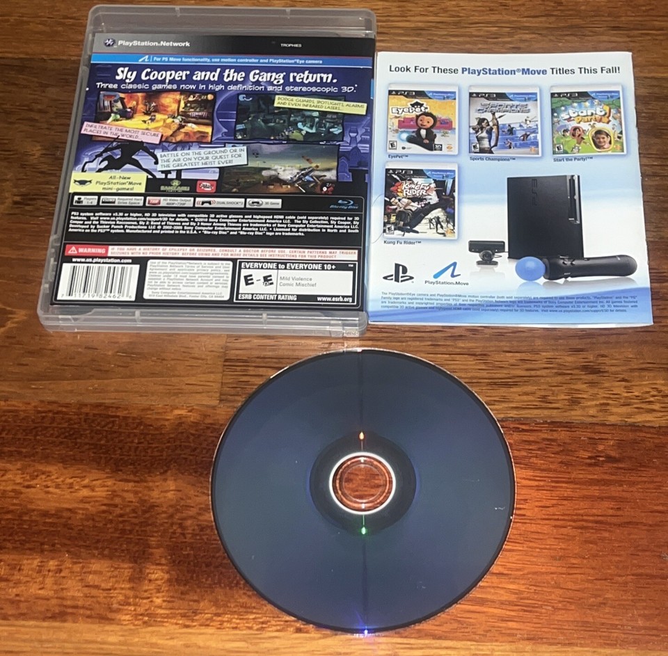 Sly Cooper The Sly Collection (Sony PS3 PlayStation 3) Tested Working ...