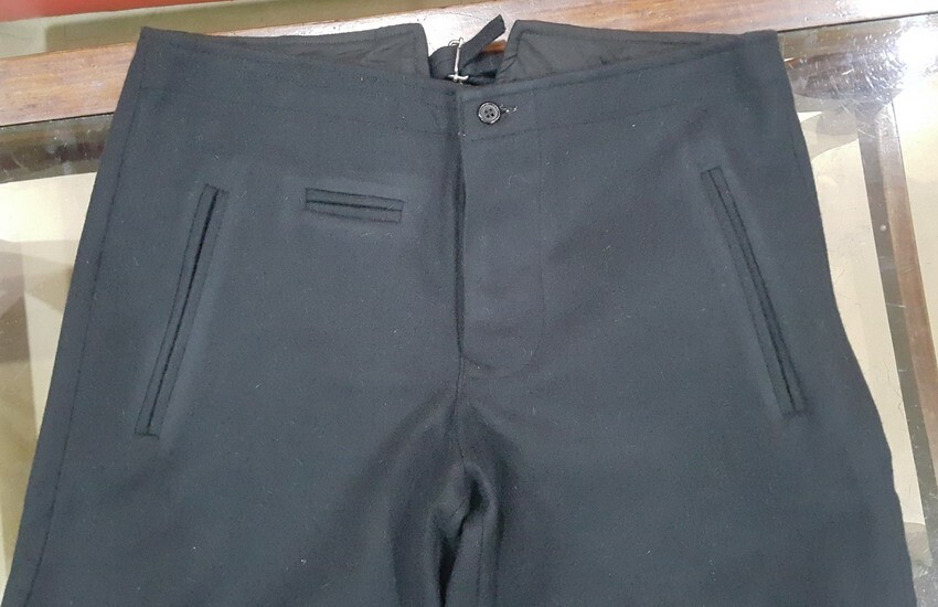 German officer SS Allgemeine black wool Tunic & Breeches - WW2 M32 ...