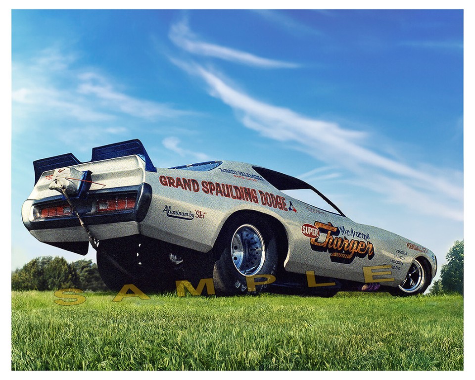 Mr Norm Funny Car Charger Two Fine Art 16"x20" Drag Racing Prints Free ...