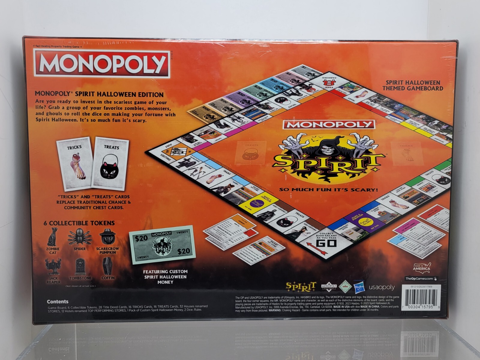 Spirit Halloween Monopoly Themed Board Game Exclusive Brand New 2023 ...