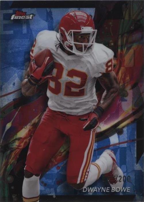 2024 Topps Finest - Common Dwayne Bowe #39 Blue Refractor /200 for sale ...