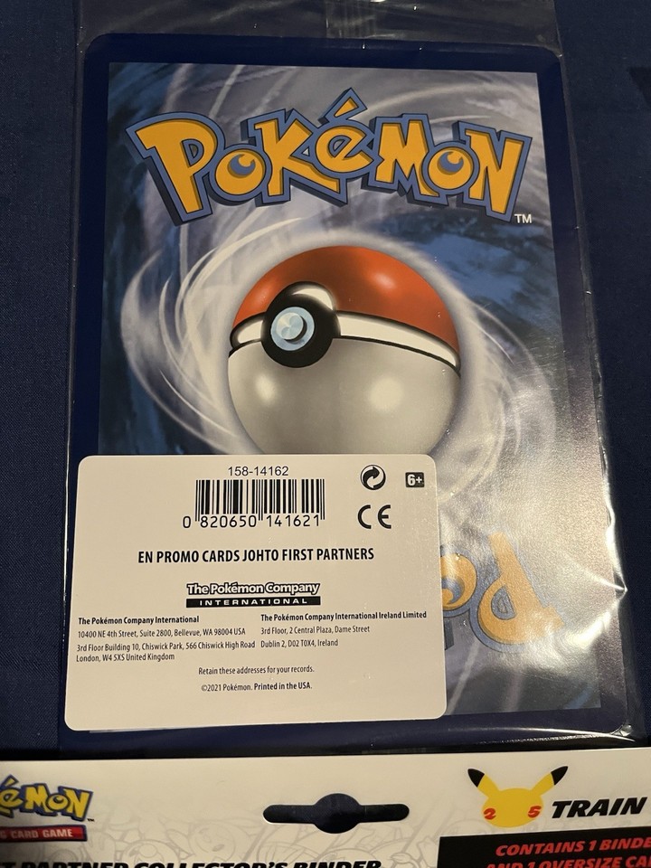 Pokémon 25th Anniversary First Partner Jumbo Cards Full Set Sealed ...