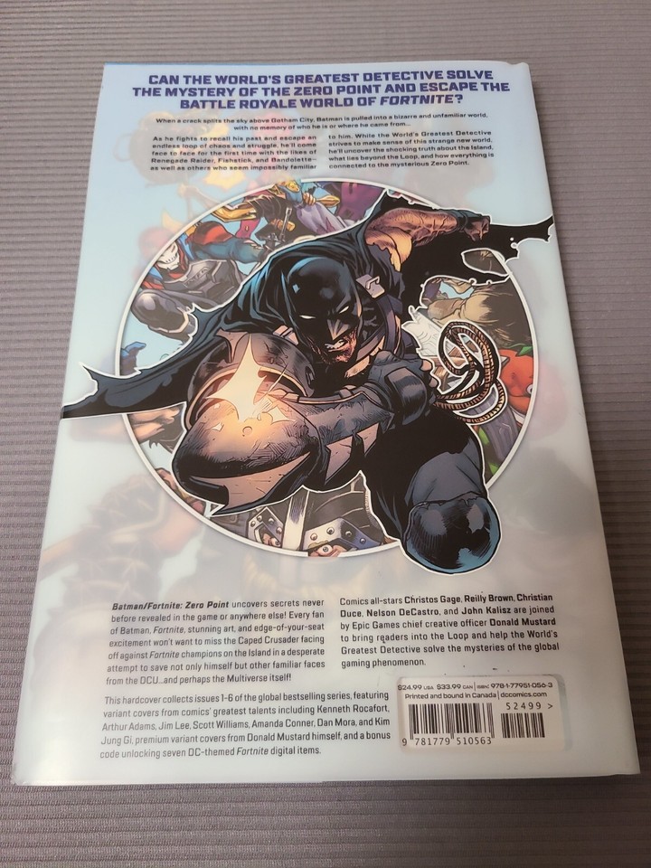 Batman/Fortnite: Zero Point by Christos Gage (2021, Hardcover) No ...