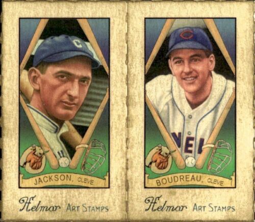 #B1R1C145 JACKSON, BOUDREAU Helmar Baseball Panel Cards | eBay