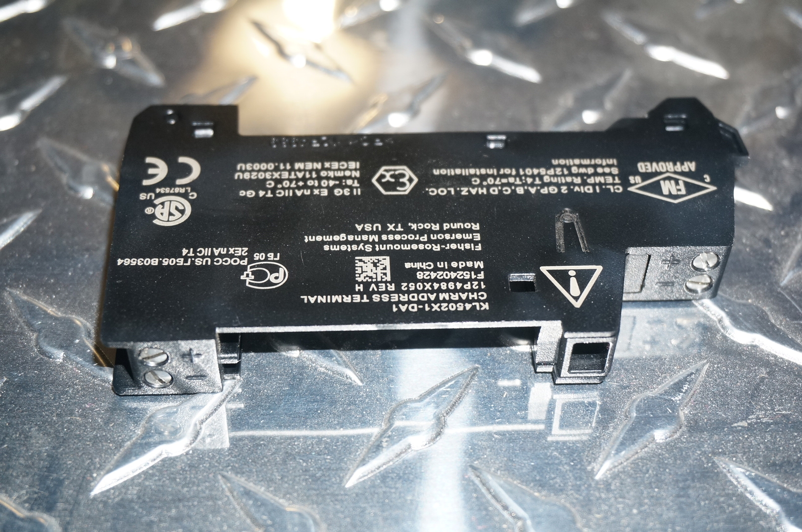 EMERSON DELTAV KL4502X1-DA1 CHARM ADDRESS TERMINAL BLOCK KL4501X2DA1 ...