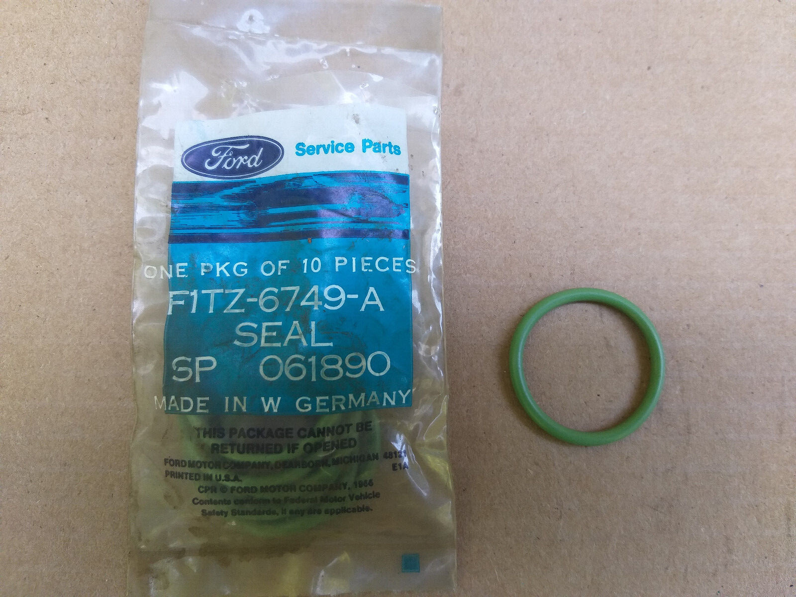 OEM Ford F1TZ-6749-A Green O-Ring Gasket NOS for sale online | eBay