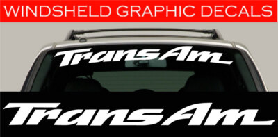 New Pontiac Trans-Am D2 Decal sticker windshield banner | eBay