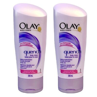 2x Olay Quench Body Lotion With Chamomile Normal to Dry Skin 8.5 oz NEW ...