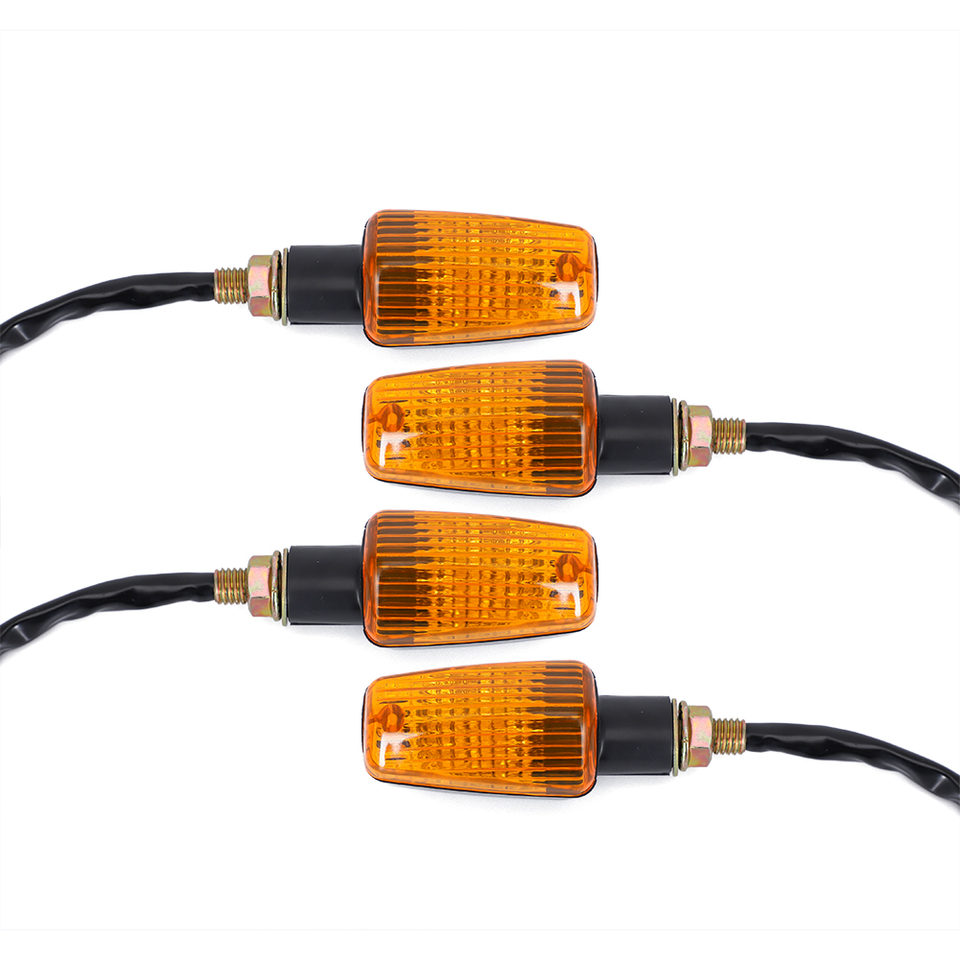 6 Volt 6V Motorcycle Turn Signals Light Blinker Indicator With Amber ...