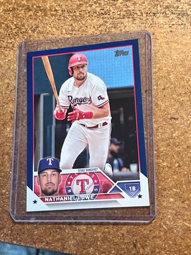 2023 Topps Baseball Blue Border # 124 Nathaniel Lowe | eBay