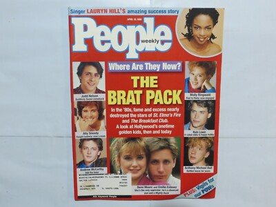 People Mag April 19, 1999 Where are they Now? The Brat Pack S7 | eBay