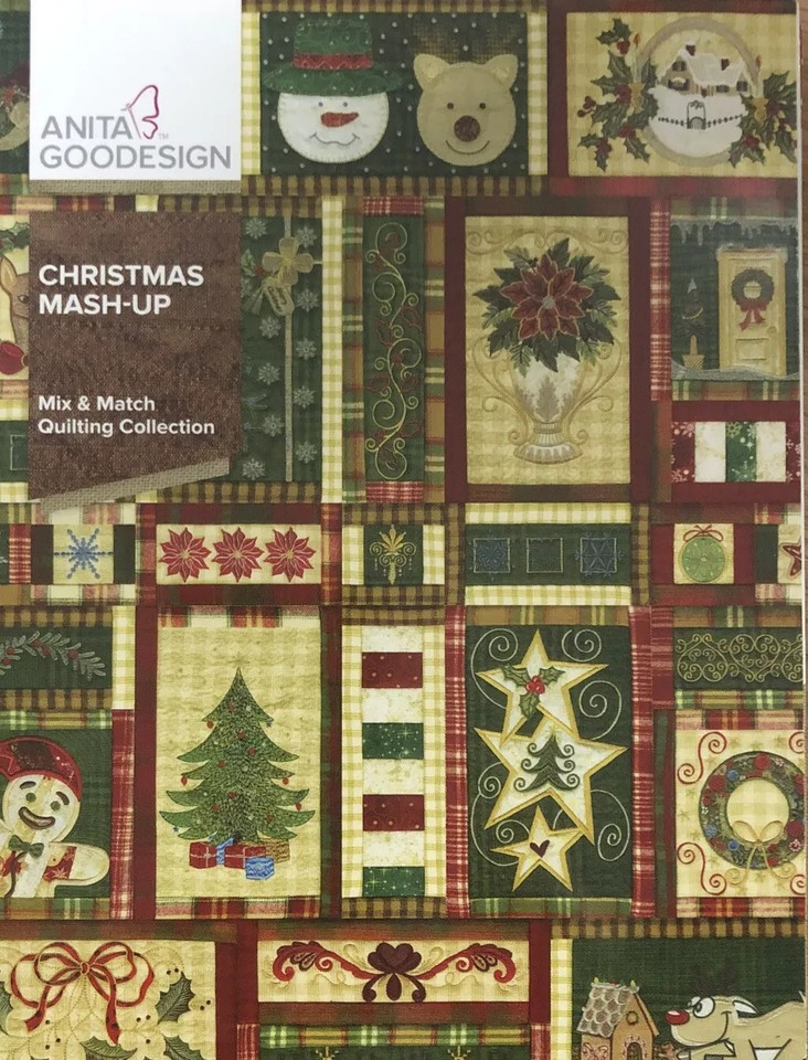 ANITA GOODESIGN - Christmas Mash-Up - MACHINE EMBROIDERY DESIGNS USB ...