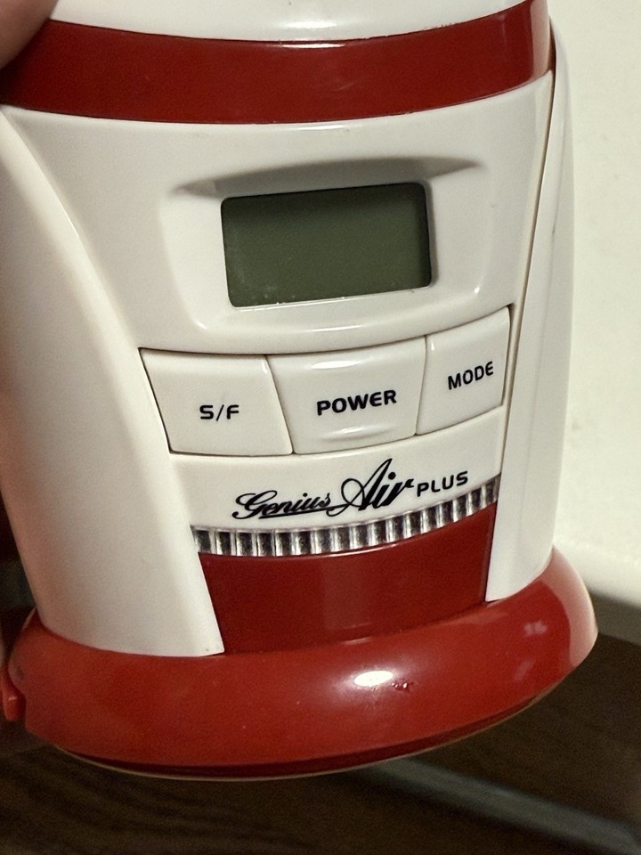 Genius Air Plus Red Model Refrigerator Quiet Ionic Fresher Deodorizer ...