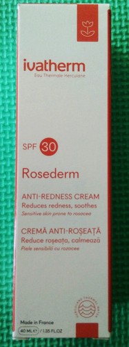 Ivatherm rosederm anti redness cream skin irritation sensitive skin ...