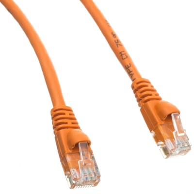 6 inch Cat6 24AWG UTP Copper Ethernet Patch Cable POE Compliant 10X8 ...