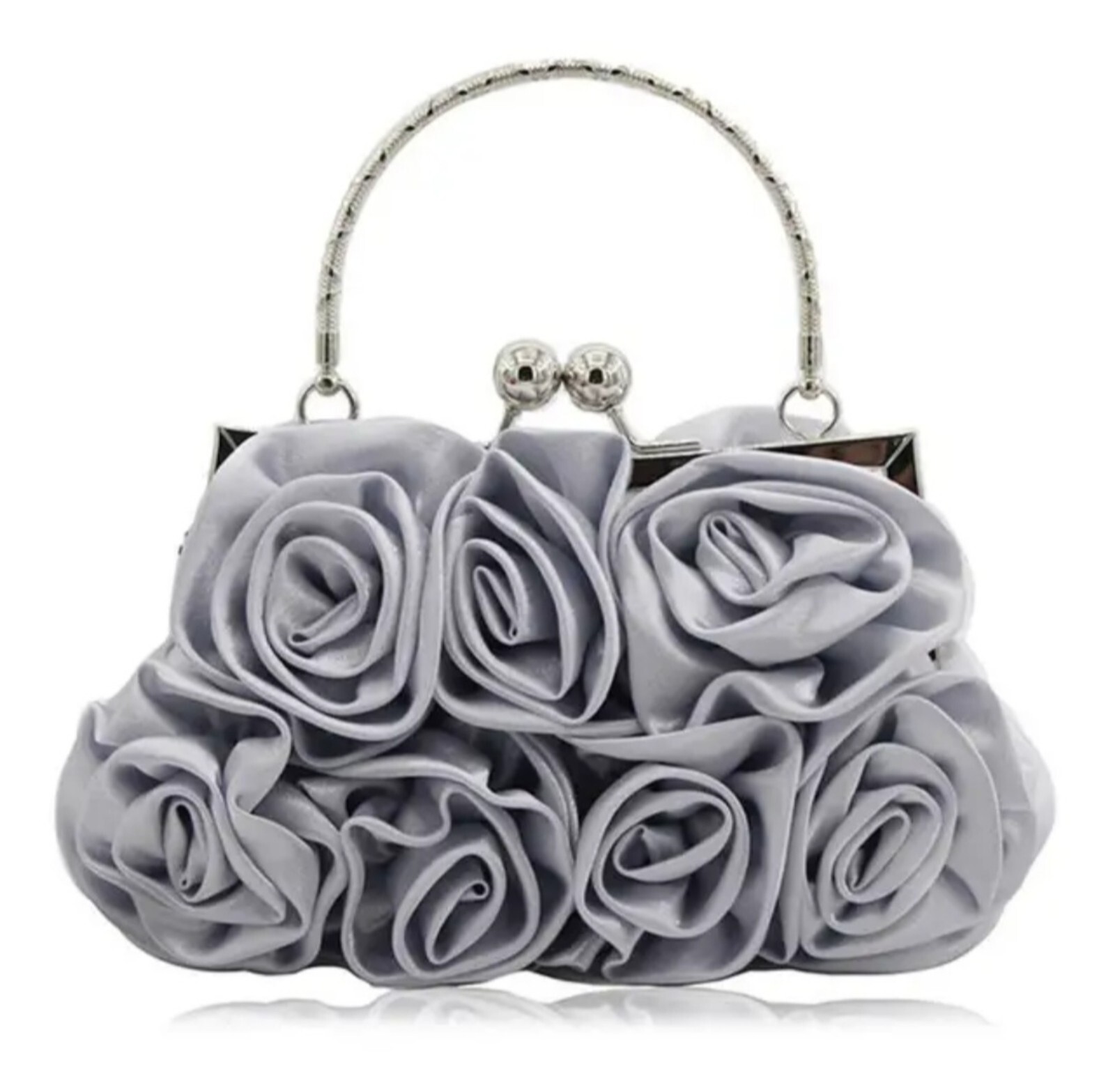 Rose Garden Floral Handbag Satin Clutch - Women's Floral Accessories | eBay