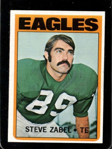 1972 TOPPS #21 STEVE ZABEL NM EAGLES *SBA9427 | eBay