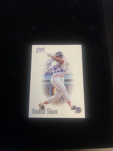 1996 Best Signed Randall Simon Autographed Baseball Card Durham Bulls ...