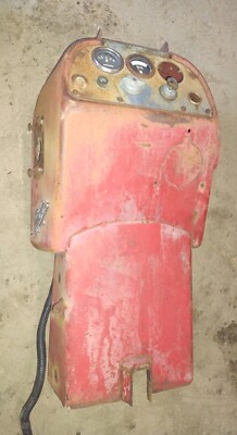 Farmall IH 400 tractor ORIGNAL dash panel shroud w/ gauges & Key switch ...