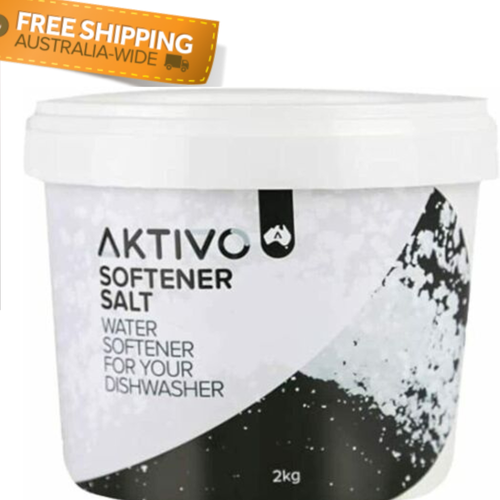 Aktivo Dishwasher Softener Salt 2KG | Suits all major brands Free ...