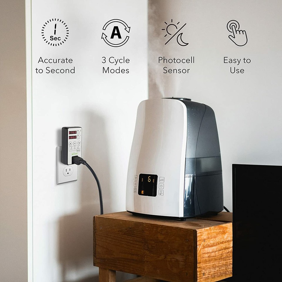 Timer Outlet Short Period Repeat Cycle Intermittent Digital Timer ...