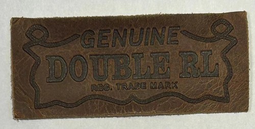 Genuine American Double RL Brown RR Jeans 100% Cowhide Leather Trade ...