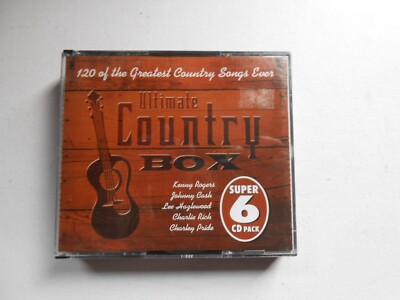 ULTIMATE COUNTRY BOX-6 CD BOX SET-120 TRACKS-AUSTRALIA-B.LEE-C.PRIDE ...