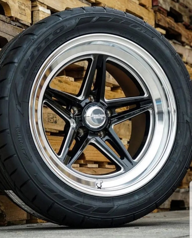 20 AMERICAN RACING GROOVE VN514 WHEELS RIMS 5X127 20X8.5 BLACK MILLED ...