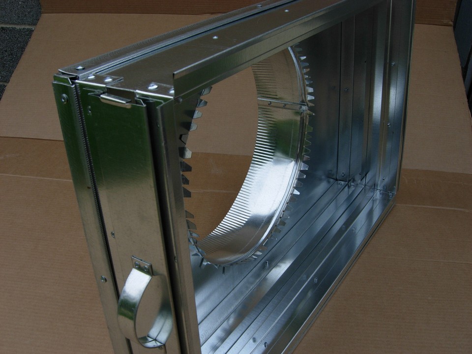 Return air filter rack plenum,for filter 24x20x1" , and round collar ...