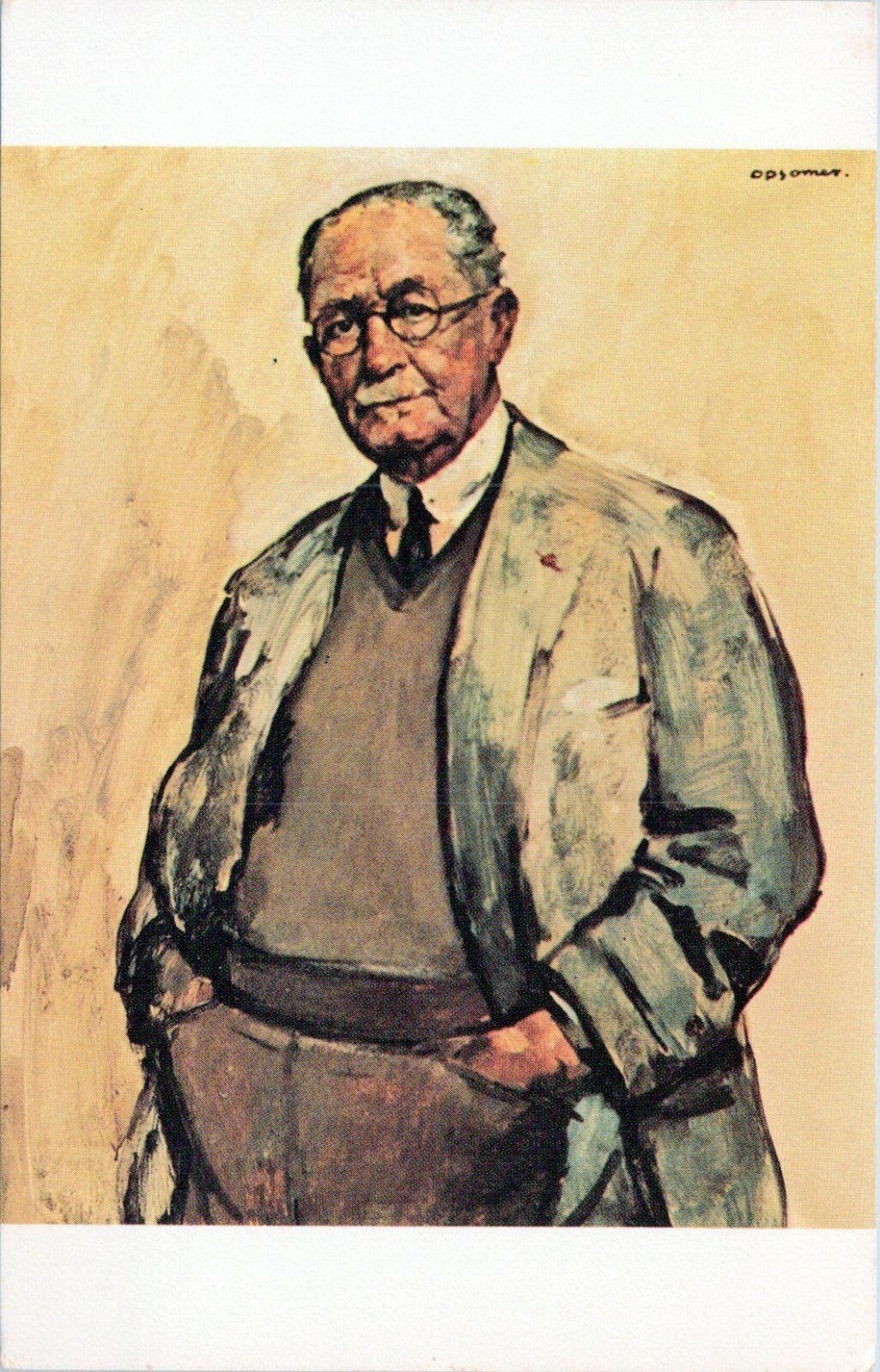 William H. Singer Jr. Portrait Postcard By Isidore Opsomer Postcard ...