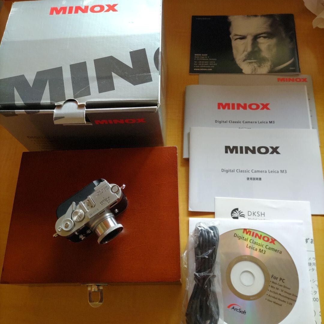 minox LEICA M3 compact digital camera color black Used rare collection ...