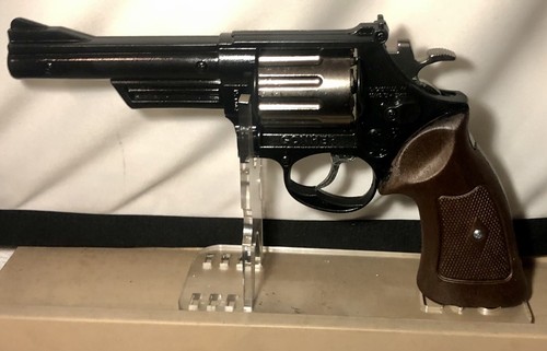 FULL METAL 44 Magnum Revolver Model/Costume Prop Gun - Black & Chrome ...