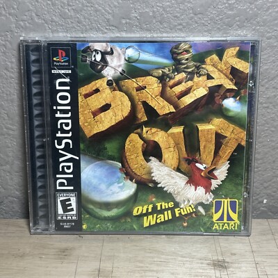 Breakout (Sony PlayStation 1, 2000) Black Label CIB 76930990377 | eBay