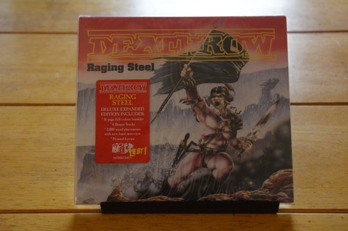 DEATHROW "RAGING STEEL" CD DELUXE [NEW SEALED] SANCTUARY HYPE STICKER ...
