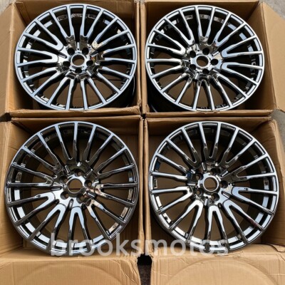 2008-2014 BMW 7 Series 21" Black Chrome Wheels Rims FITS FOR 629 F01 02 ...