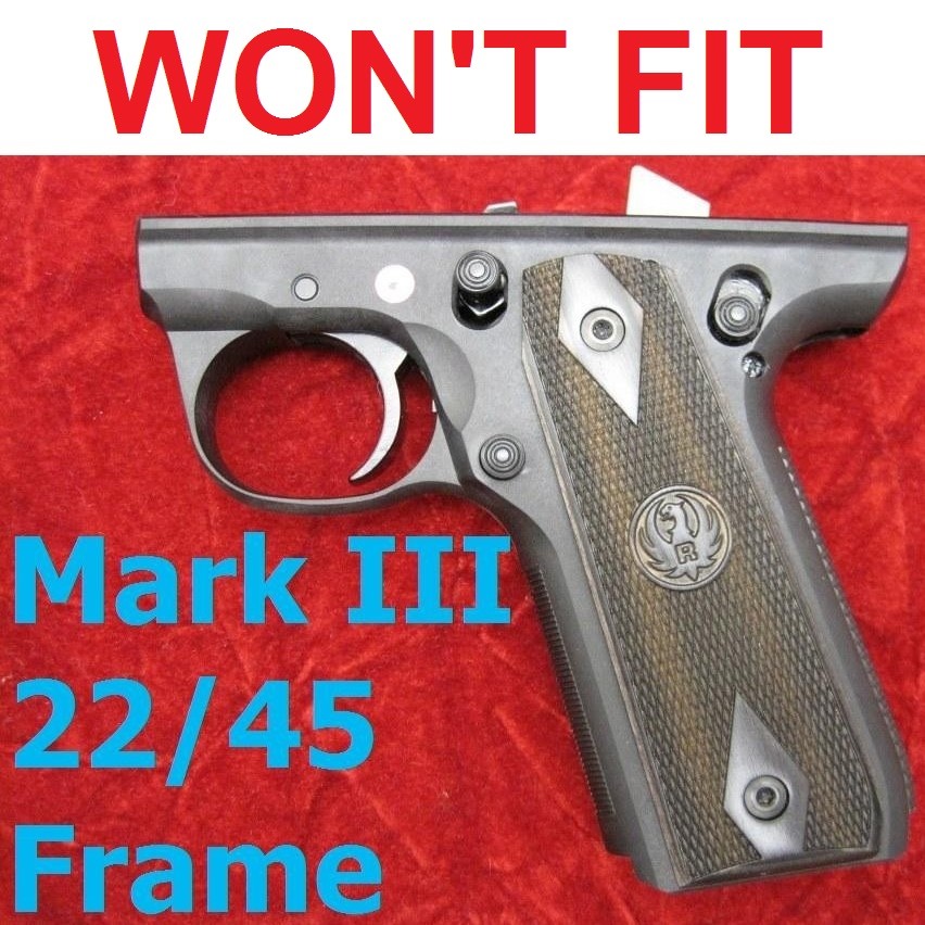 Volquartsen RIGHT HAND Ruger Mark 3 Volthane Rubber Grips grip MK III ...