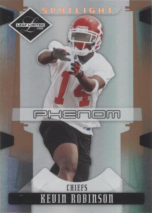 2008 Leaf Limited - Phenoms Kevin Robinson #260 Spotlight Bronze /125 ...