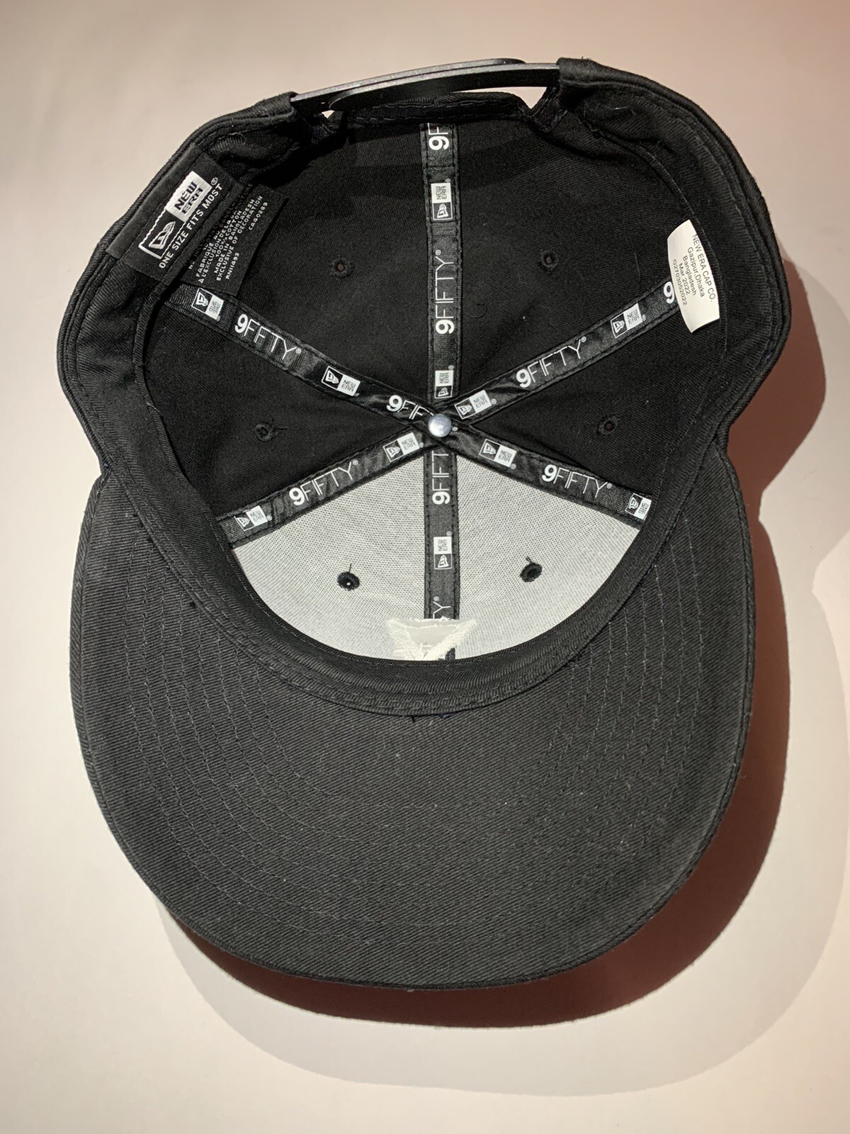 New Era Black Snapback Baseball Cap Hat | eBay