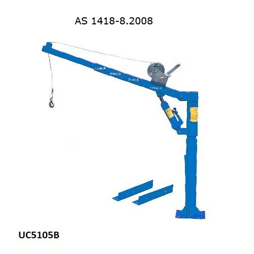 Ute Lift Crane Swivel Base Hoist Jack, suit Ute, Truck, Trailer 450kg ...