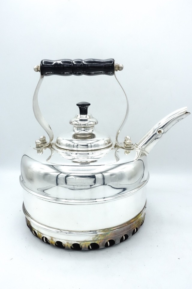 Simplex Buckingham Tea Kettle by Newey & Bloomer Chrome Copper Rapid Boil Coil | eBay