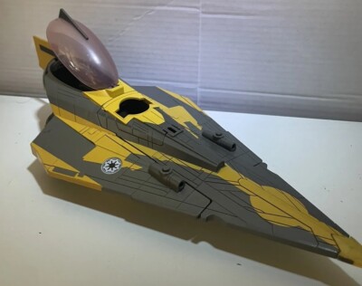 Star Wars The Clone Wars Anakin Skywalker Jedi Starfighter Ship 2008 ...