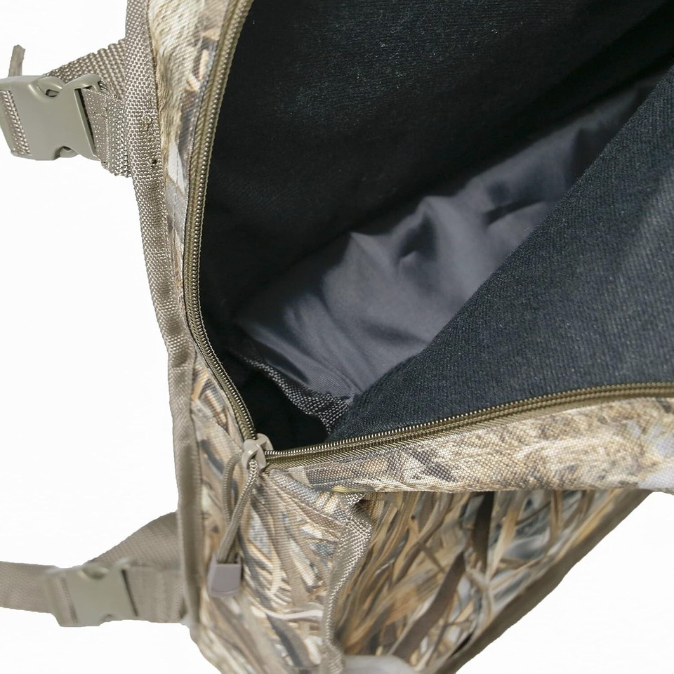 UTV Double Gun Bag Rack Rifle Carrier Case Rear Roll Cage Storage ...