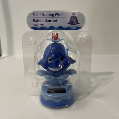Solar Dancer Dancing Blue Whale Bobblehead Toy New | eBay