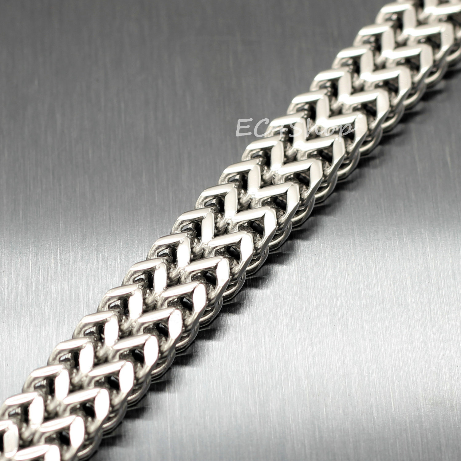 316L Stainless Steel Lion Heads Franco Cuban Chain Silver Men's Biker ...