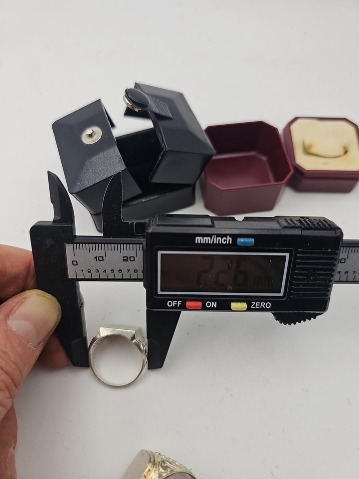 2 x German rings Africa Corps and German solder sterling silver Gent`s ...